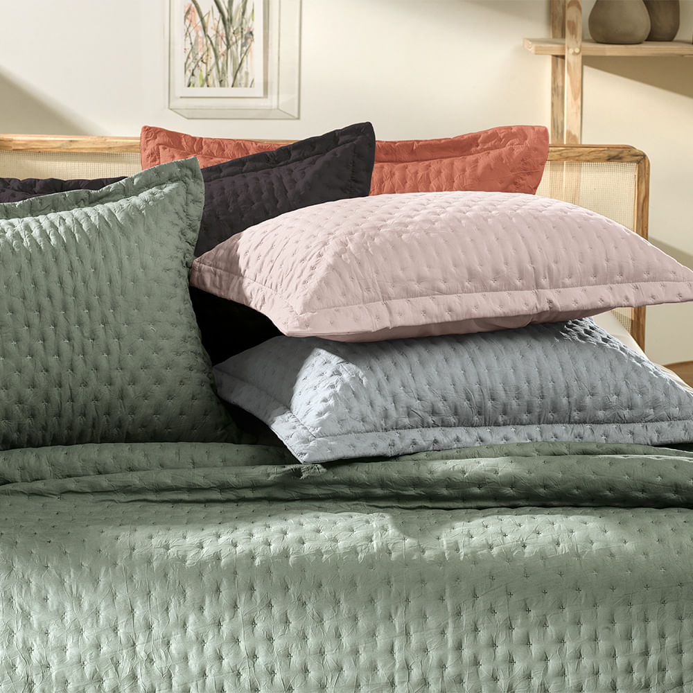 Porta Travesseiro Altenburg Ultrawave Frisson Azul Etienne