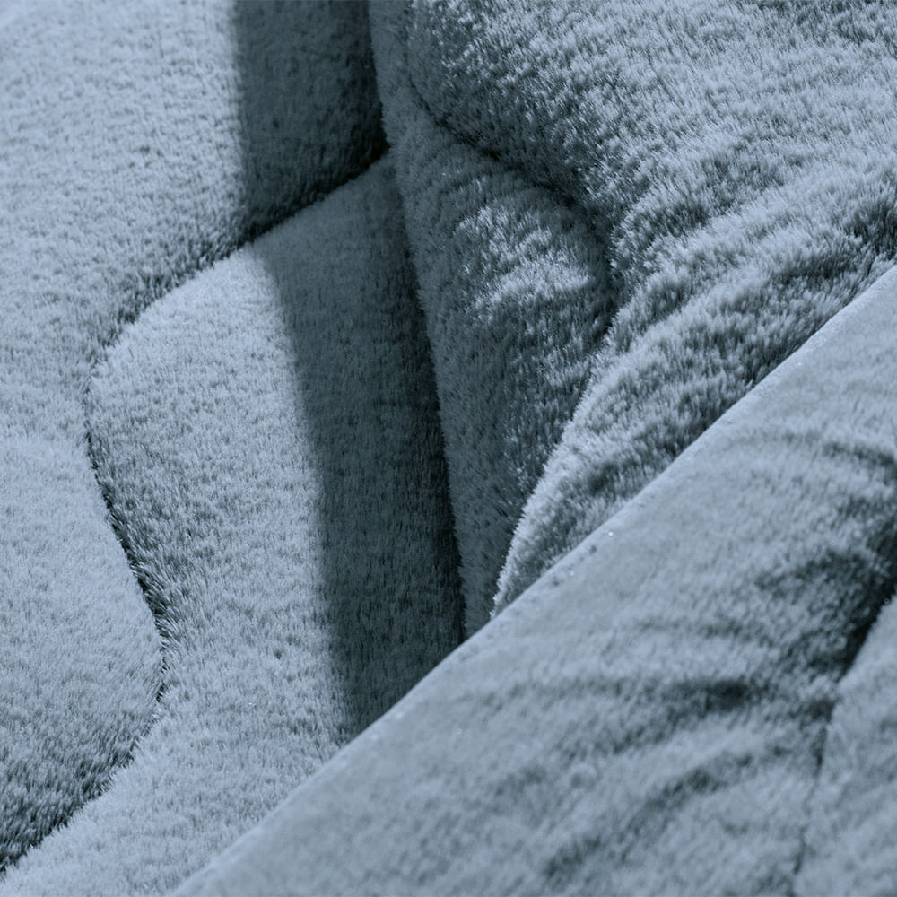 Edredom Casal Altenburg Blend Sense Velvet Azul