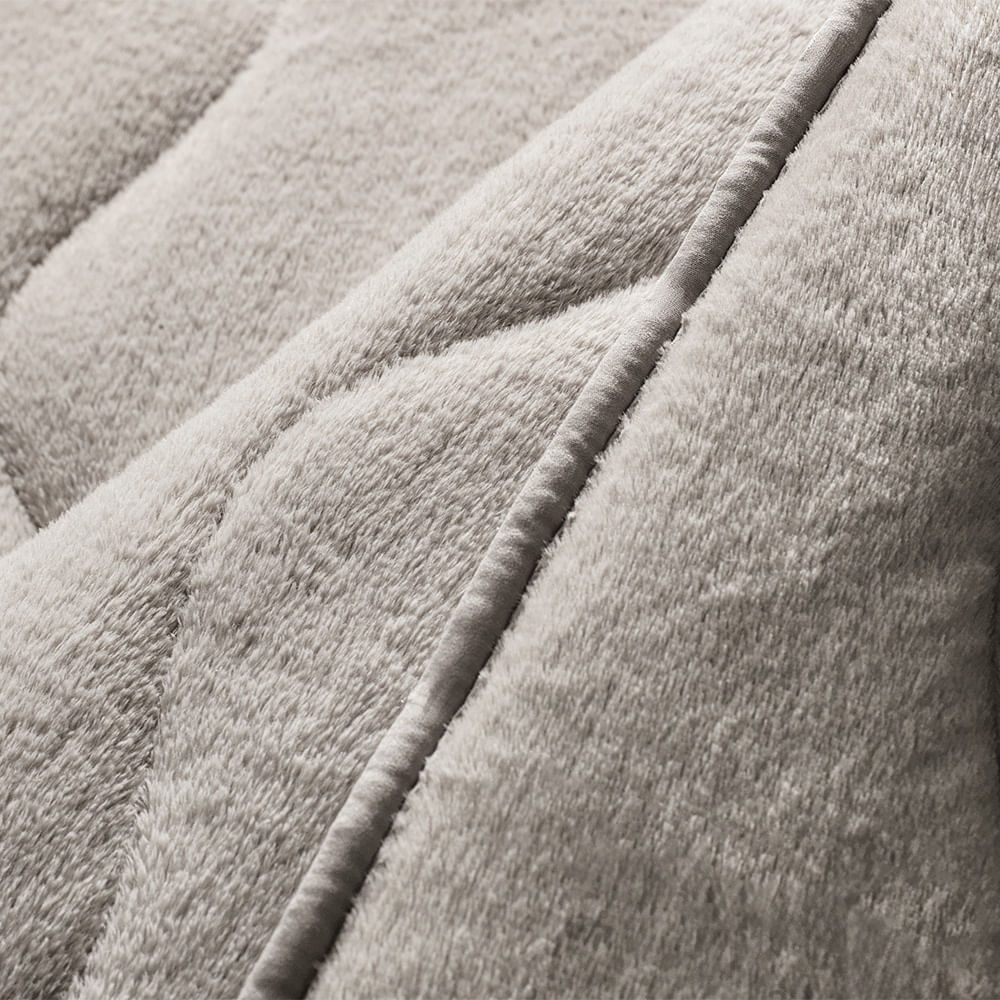 Edredom Casal Altenburg Blend Sense Velvet Cinza