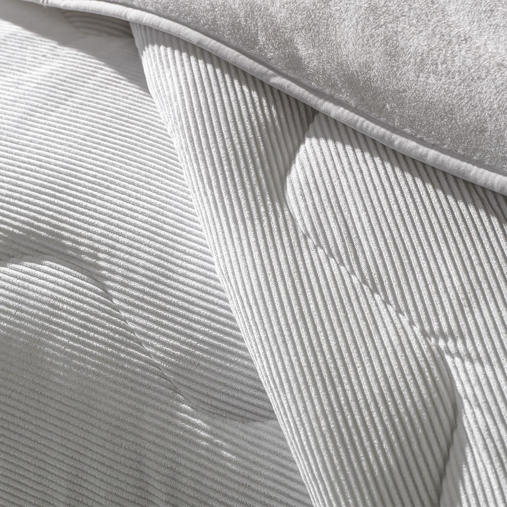 Edredom Solteiro Altenburg Blend Sense Boss Branco