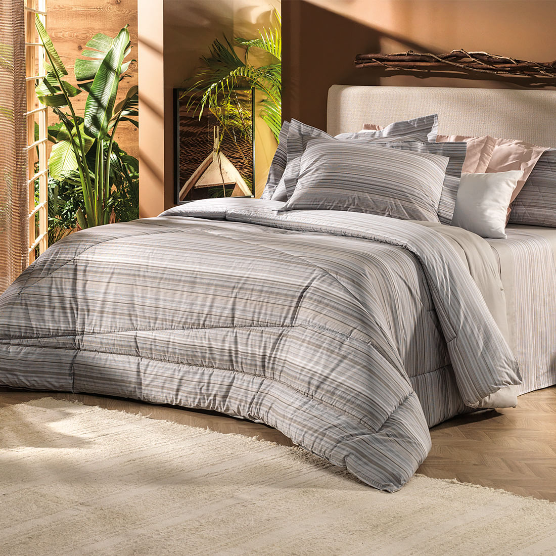 Edredom Queen Altenburg Algodão Lux 200 Fios One